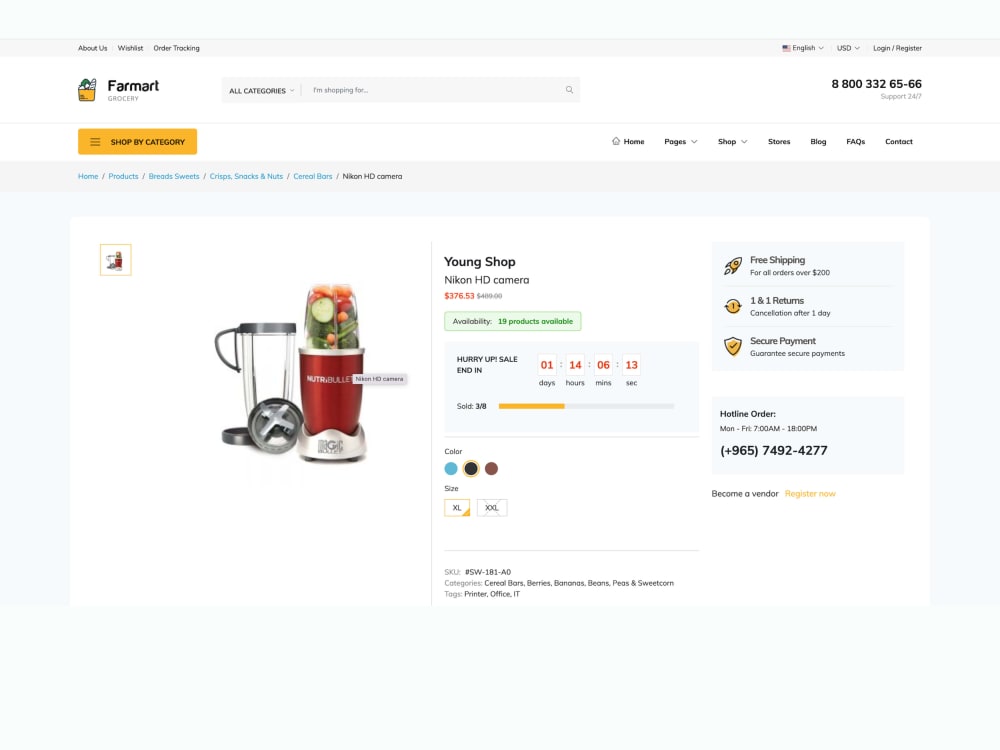 Farmart - Single or Multivendor Laravel eCommerce System | Upwork
