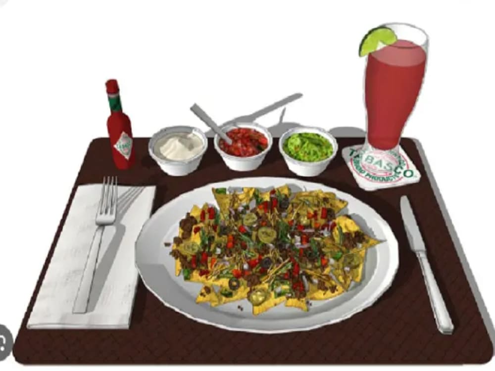 A quality 3d food animation, 3d water simulation for your restaurant ...