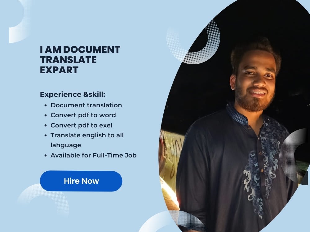 A best document translation from PDF to DOC | Upwork