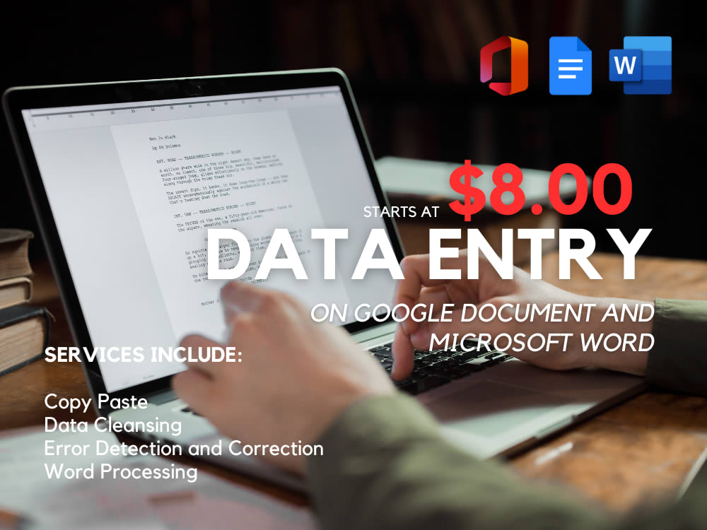 Accurate and Fast Data-Entry into Google Documents and Microsoft Word ...