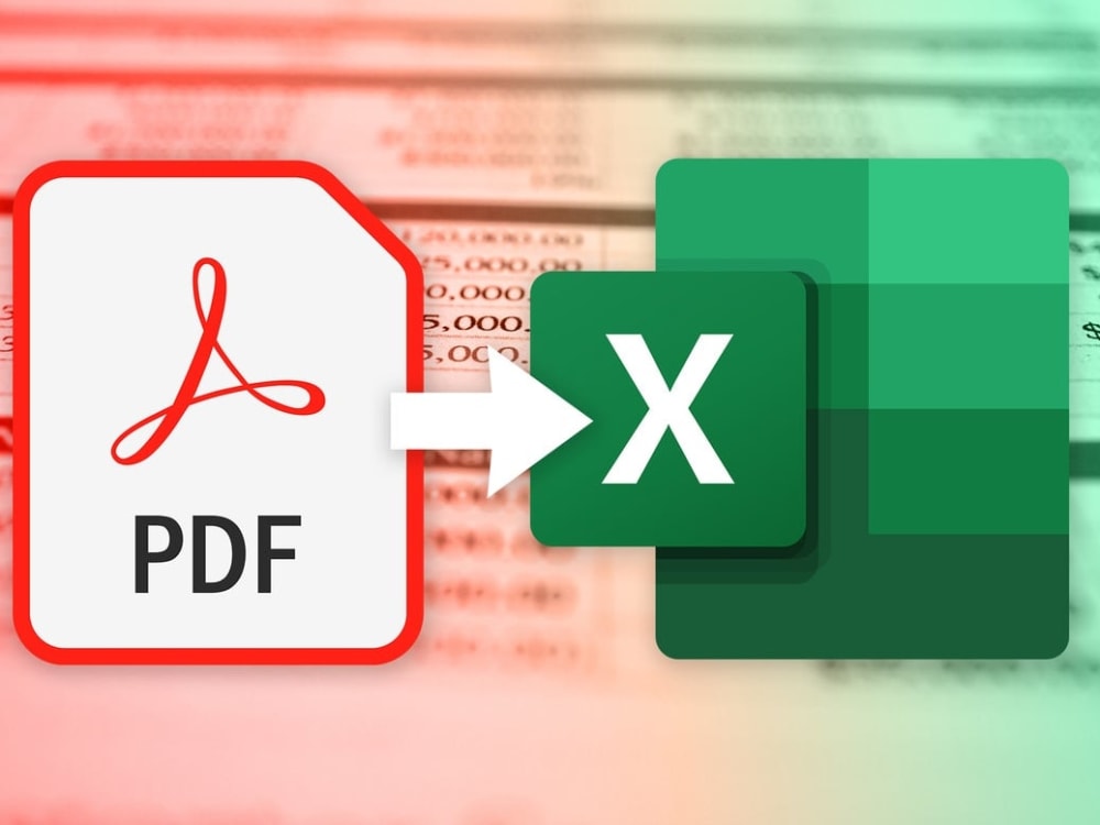 A pdf converted into Excel sheet with data entered as per requirements ...