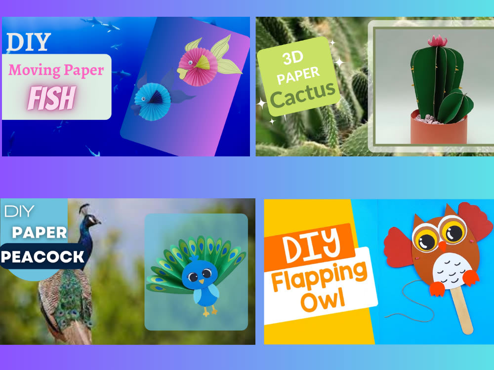 DIY craft, origami, and paper craft videos for youtube | Upwork