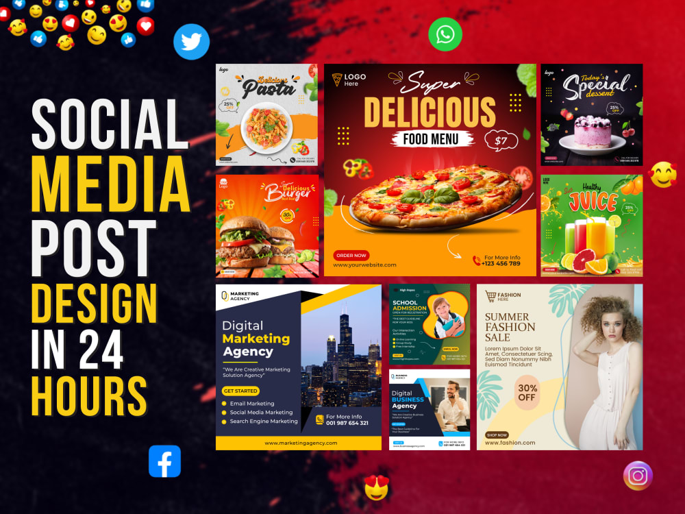 Professional social media posts, ads, and stories. | Upwork