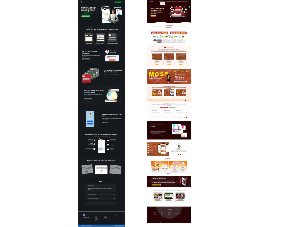 An amazing landing page or website fully Customizable as per need. | Upwork