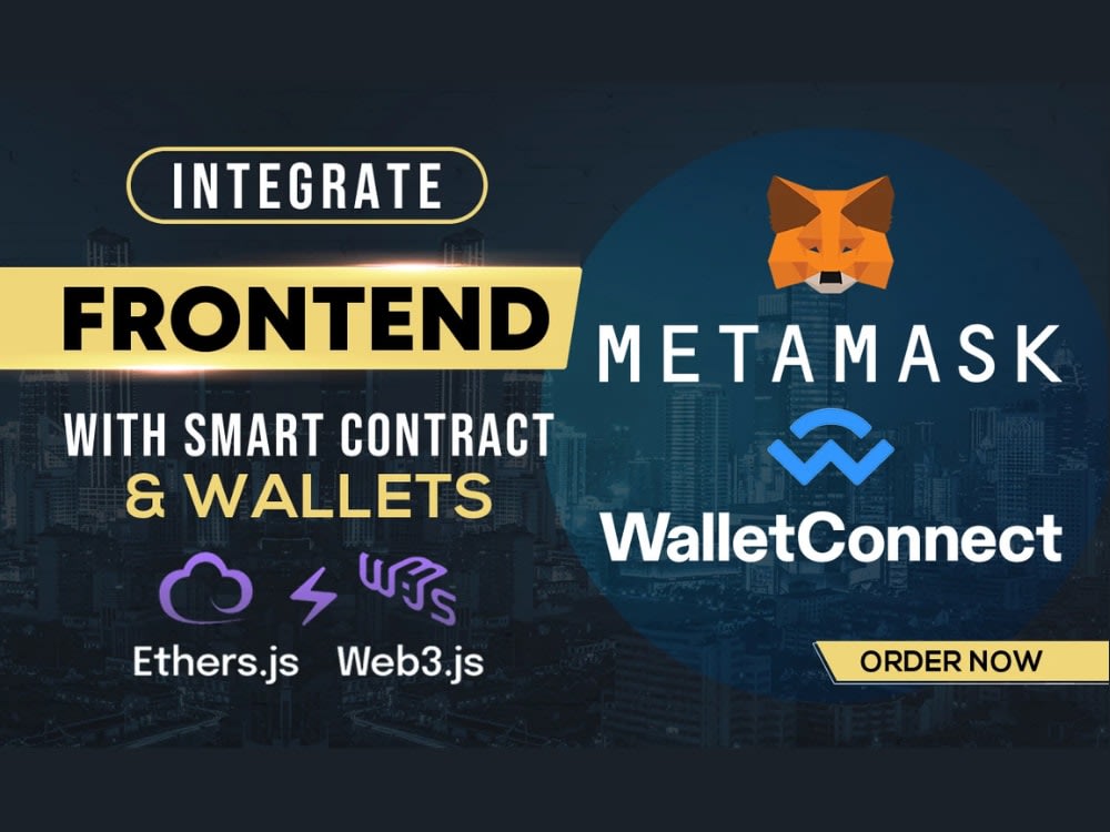 Web3 integration of frontend with smart contract and wallets | Upwork