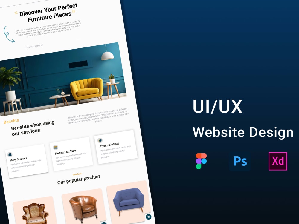 Professional UI/UX website design for your business | Upwork