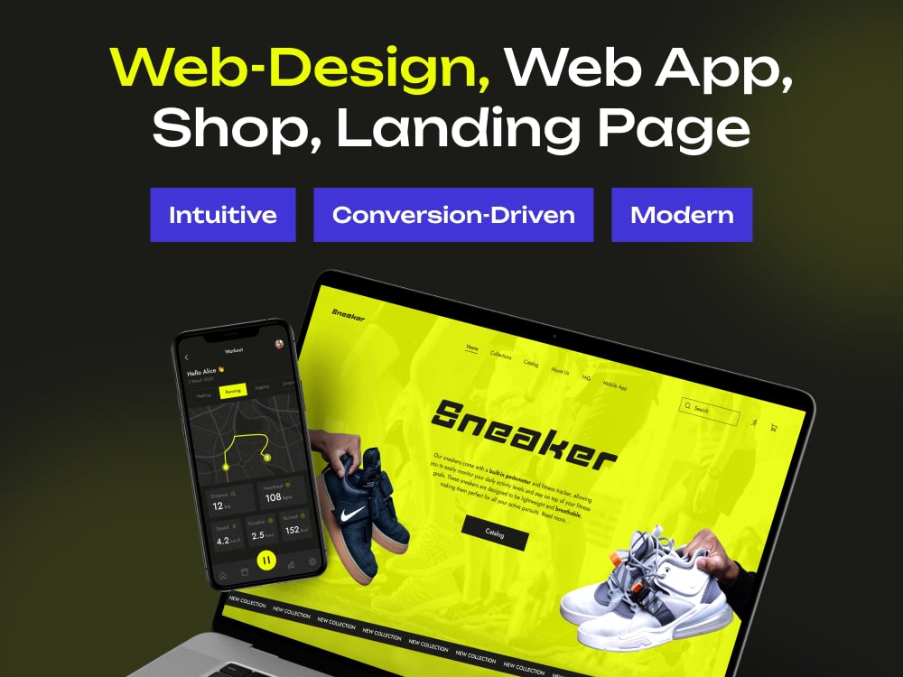 Website, Dashboard, Landing Page, or Online Store UI/UX Design | Upwork