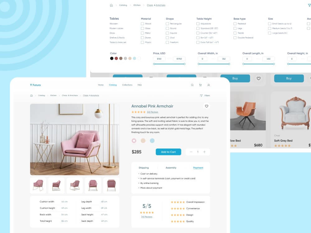 Website, Dashboard, Landing Page, or Online Store UI/UX Design | Upwork