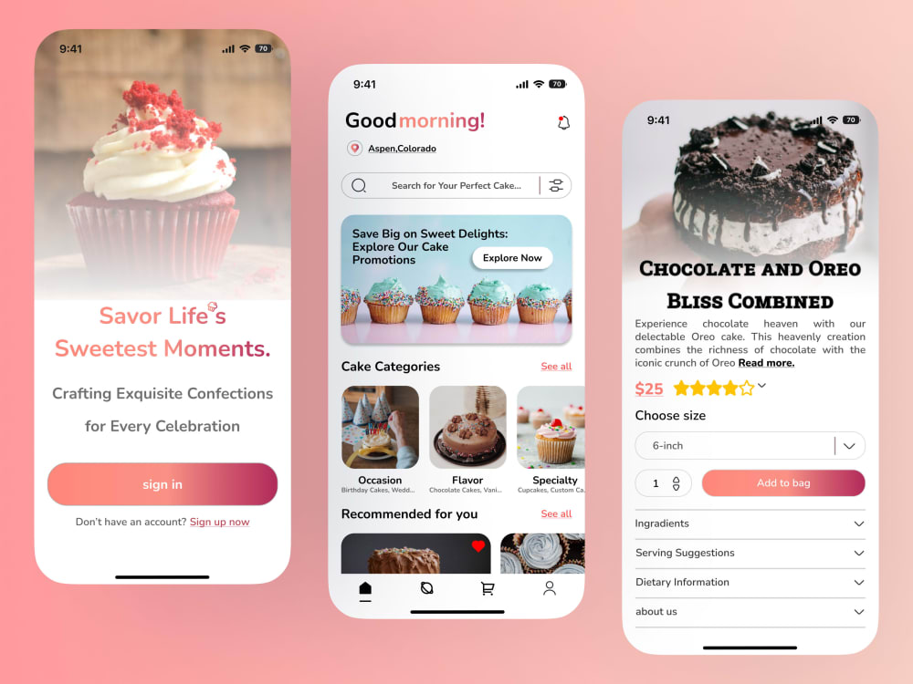 Stunning UI designs for your app | Upwork