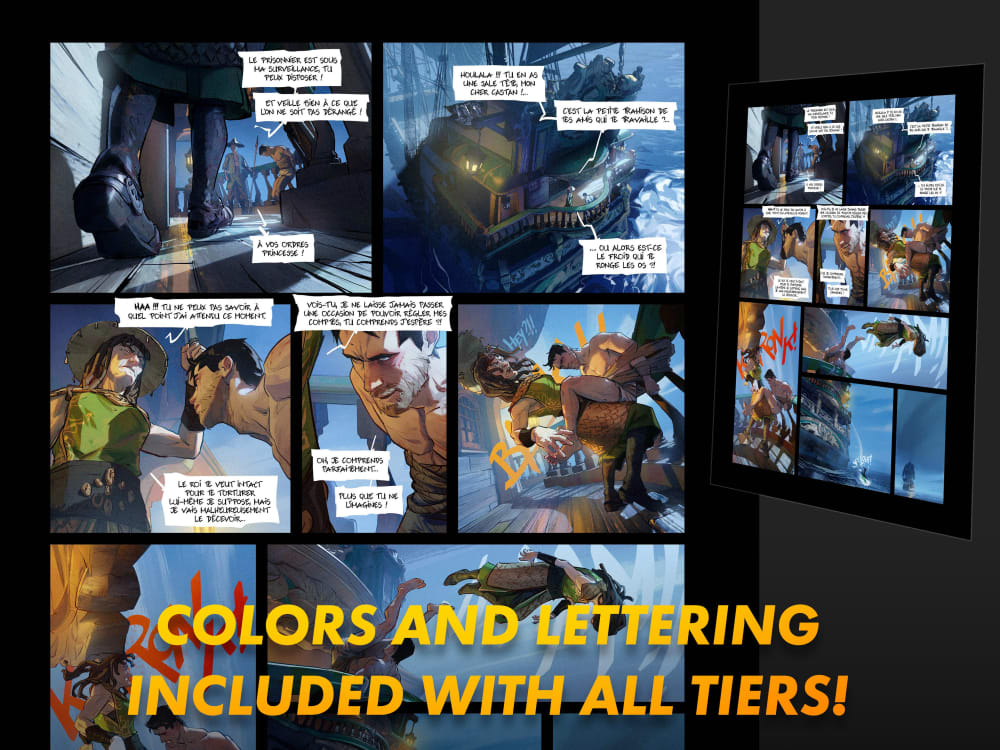 Powerful and cinematic comic book pages. | Upwork