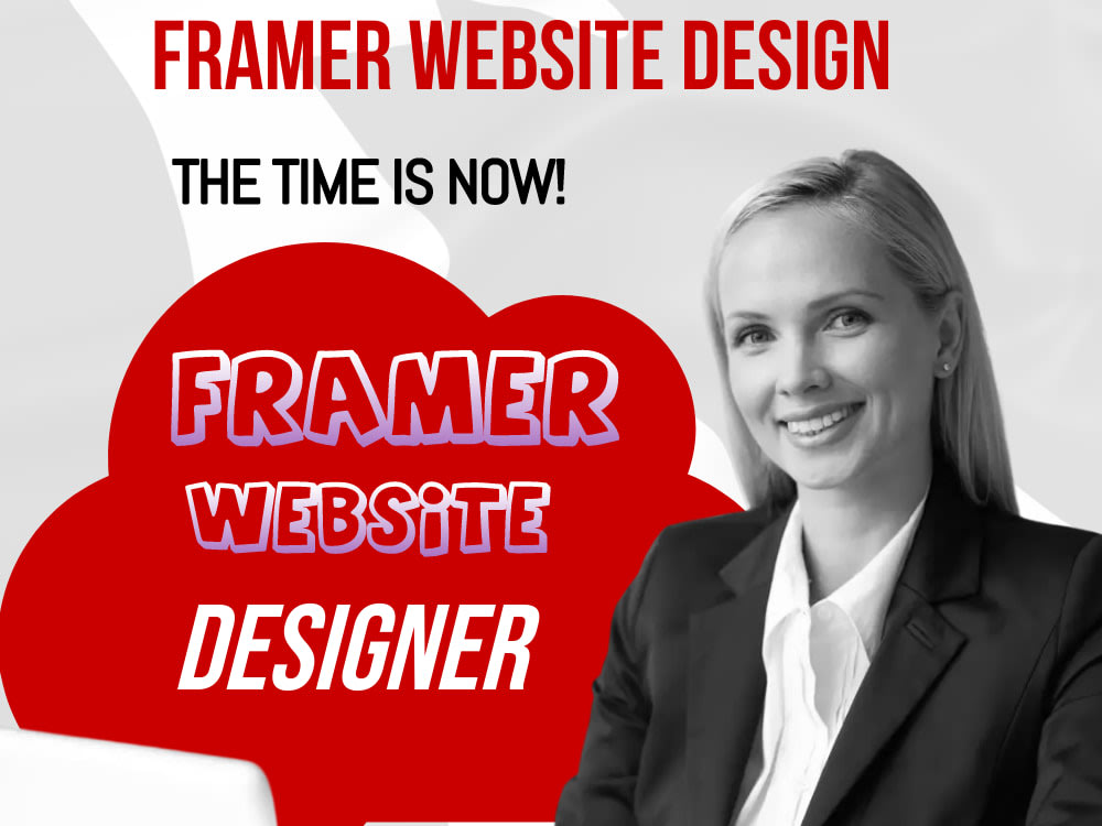 A good framer website design, framer animation and framer motion | Upwork