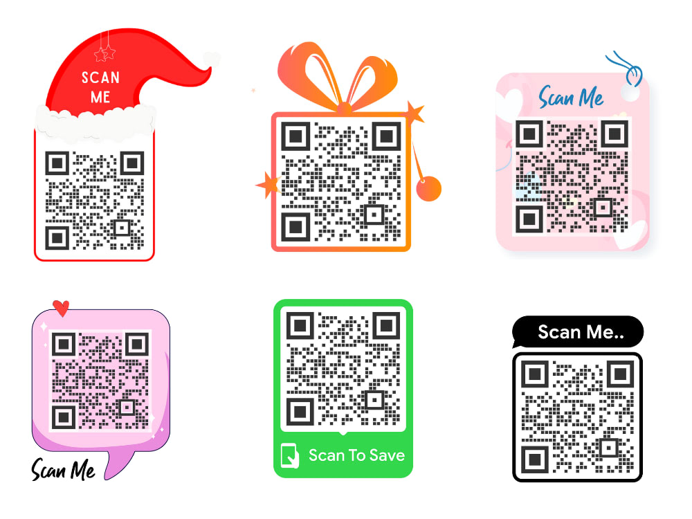 Stunning QR Code Design with Call to Action Stickers or Logo in 60 ...