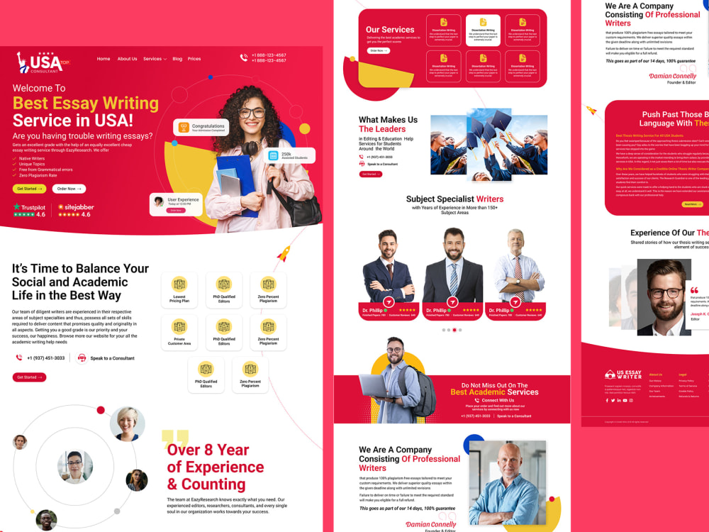 UI UX or Website UI Design and Mobile App Design in Figma, PSD, and XD | Upwork