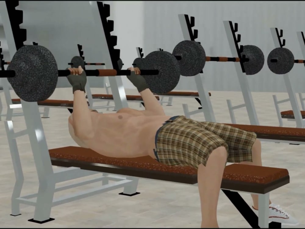 A fantastic 3d workout animation, Gym character design and fitness | Upwork