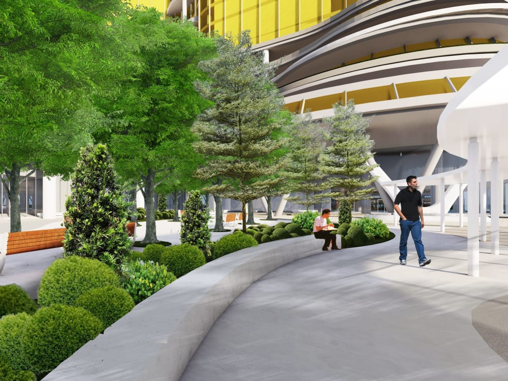 A landscape Commercial Design (Park, building, street, hotel,etc) | Upwork