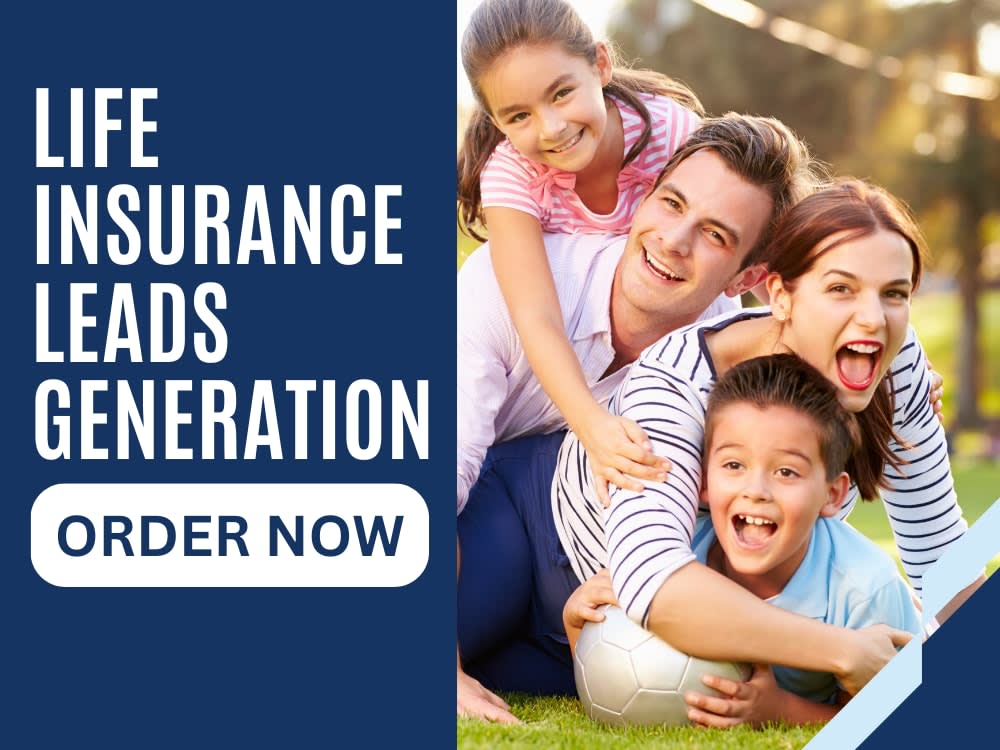 Verified Life Insurance Leads Generation Sales Funnel Landing Page Upwork