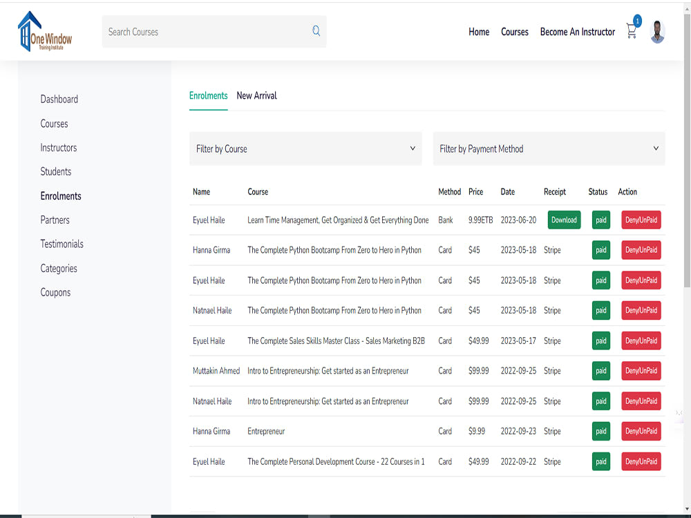 Online learning web-based platform with Stripe and Jitsi WebRTC Integration | Upwork