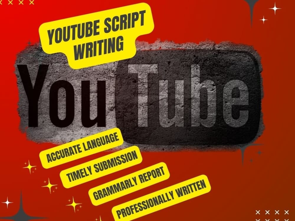 Engaging script for your YouTube | Upwork