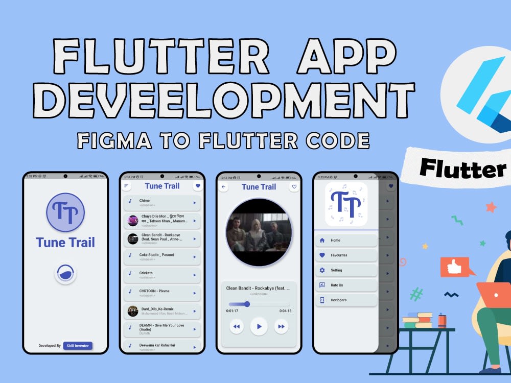 A clean App UI in Flutter | Upwork A clean App UI in Flutter | Upwork
