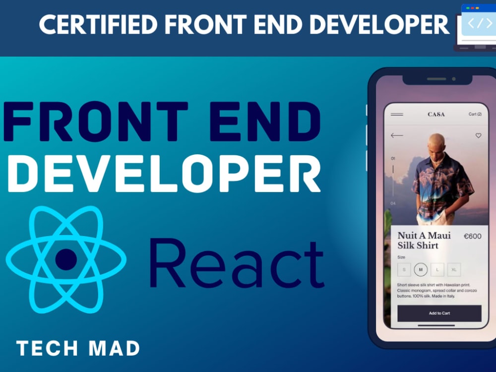 React Js React Developer Front End Developer Reactjs Javascript Upwork