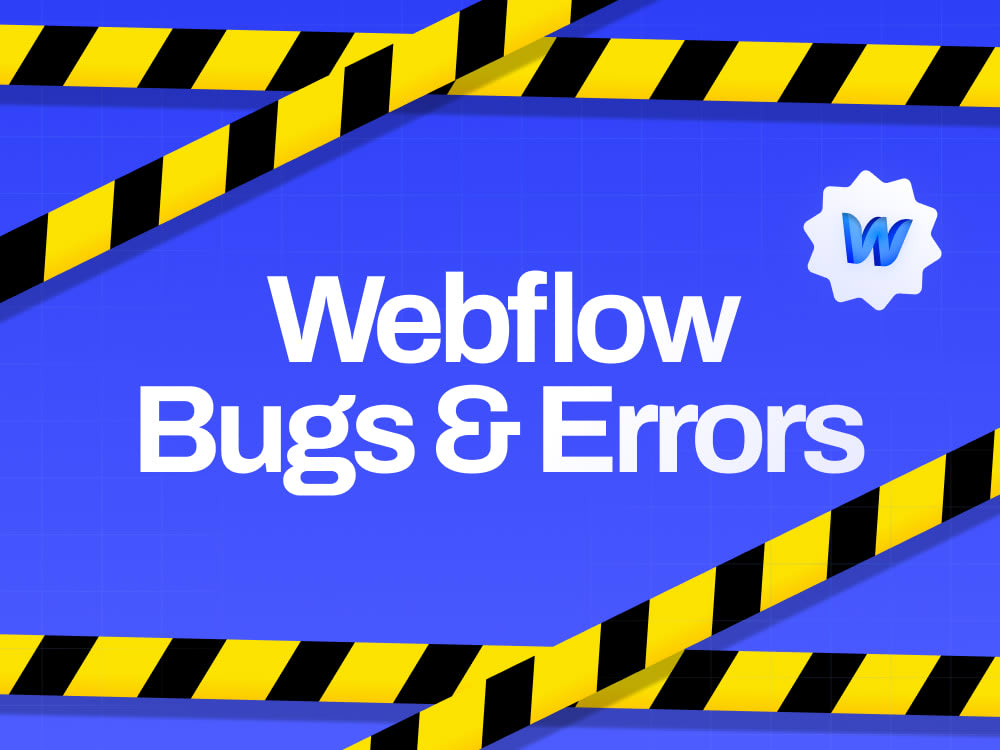A fix for Webflow errors/bugs | Upwork