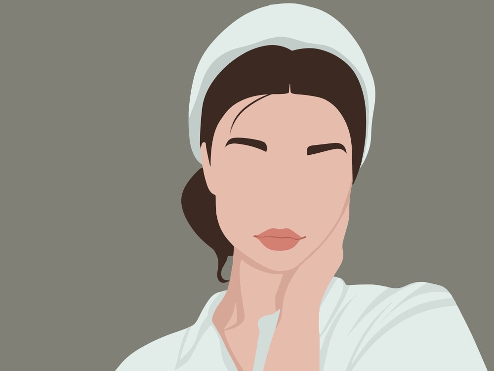 A faceless vector portrait | Upwork