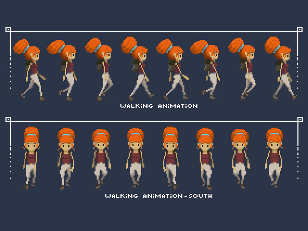 A pixel art sprite/animation for your game | Upwork