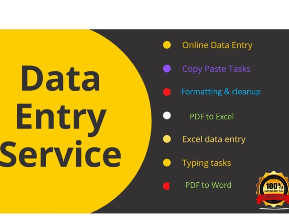 PDF/Image/Data entry file formatting in Word/Excel within 10hr | Upwork