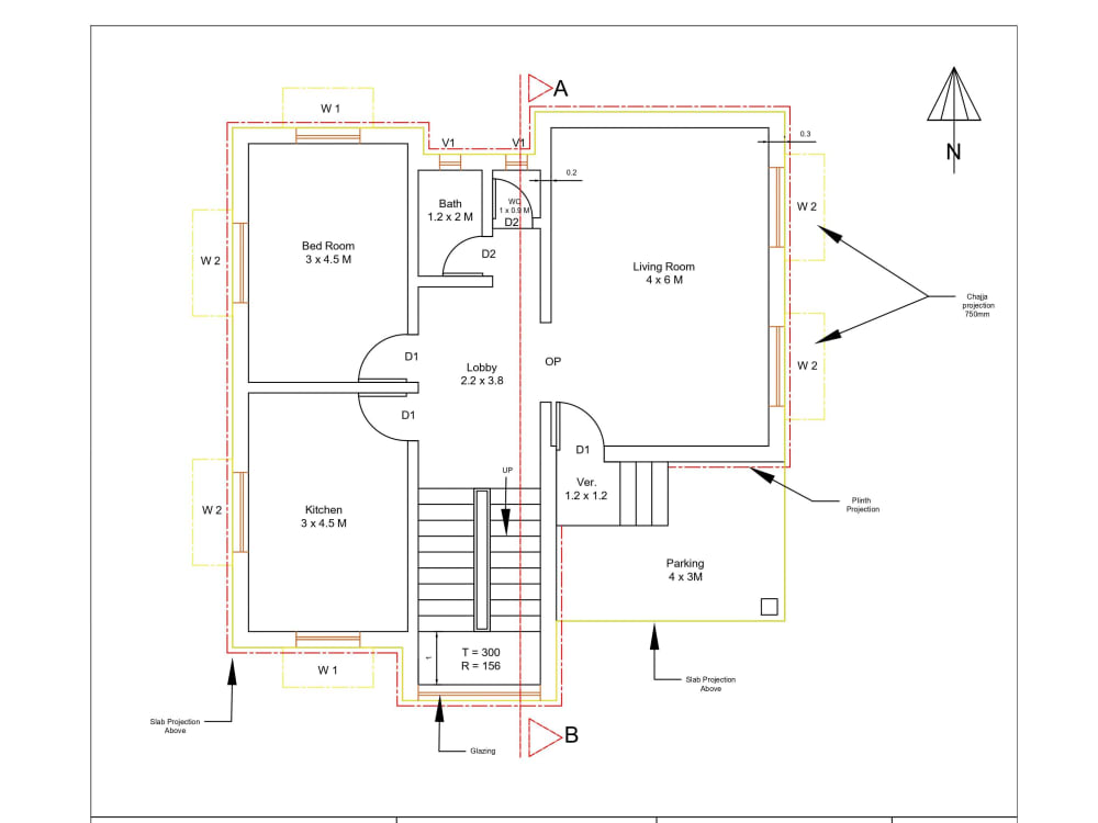 2D Architectural Drawings and Floorplans | Upwork