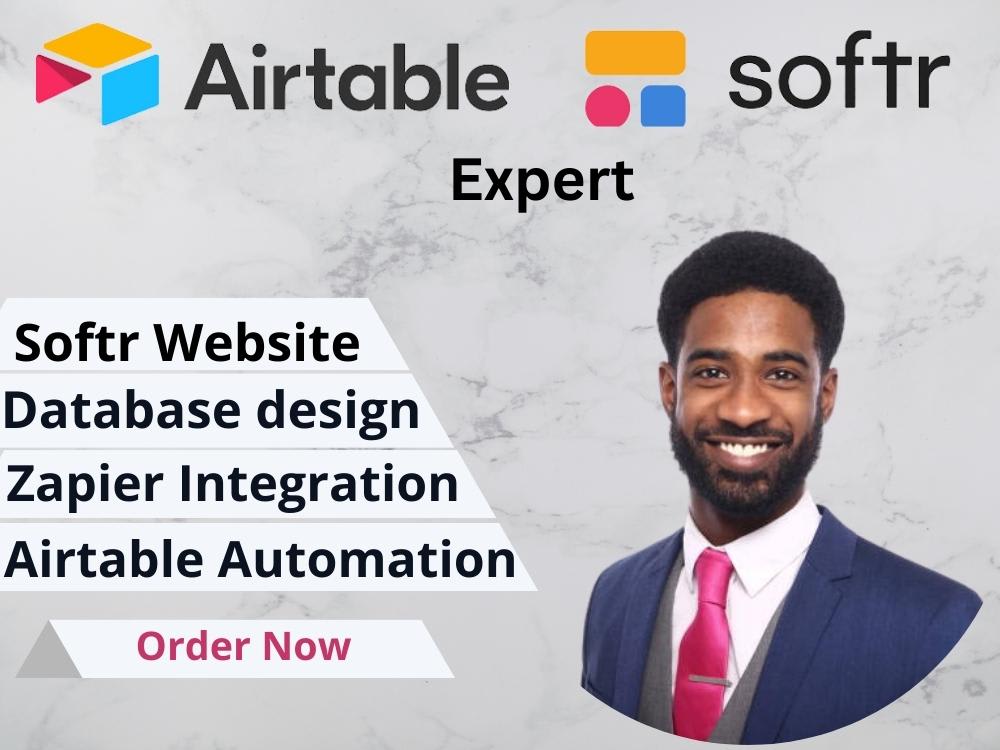 Airtable Database Airtable Automation Workflow And Softr Website Upwork