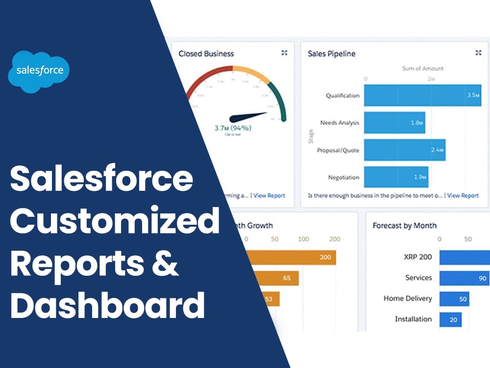 Salesforce Customized Dashboard & Reports | Upwork