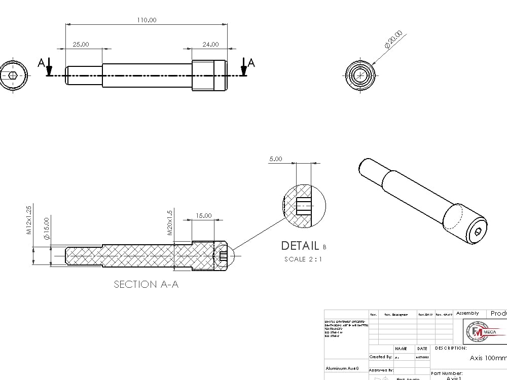 An Industrial drawing for manufacturing | Upwork