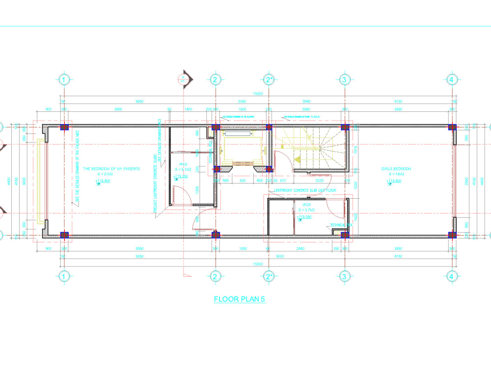 2D CONSTRUCTION DRAWINGS OF HOUSE CONSTRUCTION | Upwork