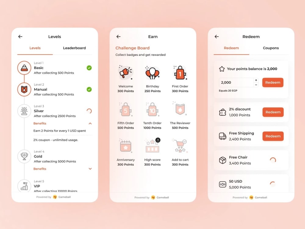 Mobile UI Design that matches your requests | Upwork