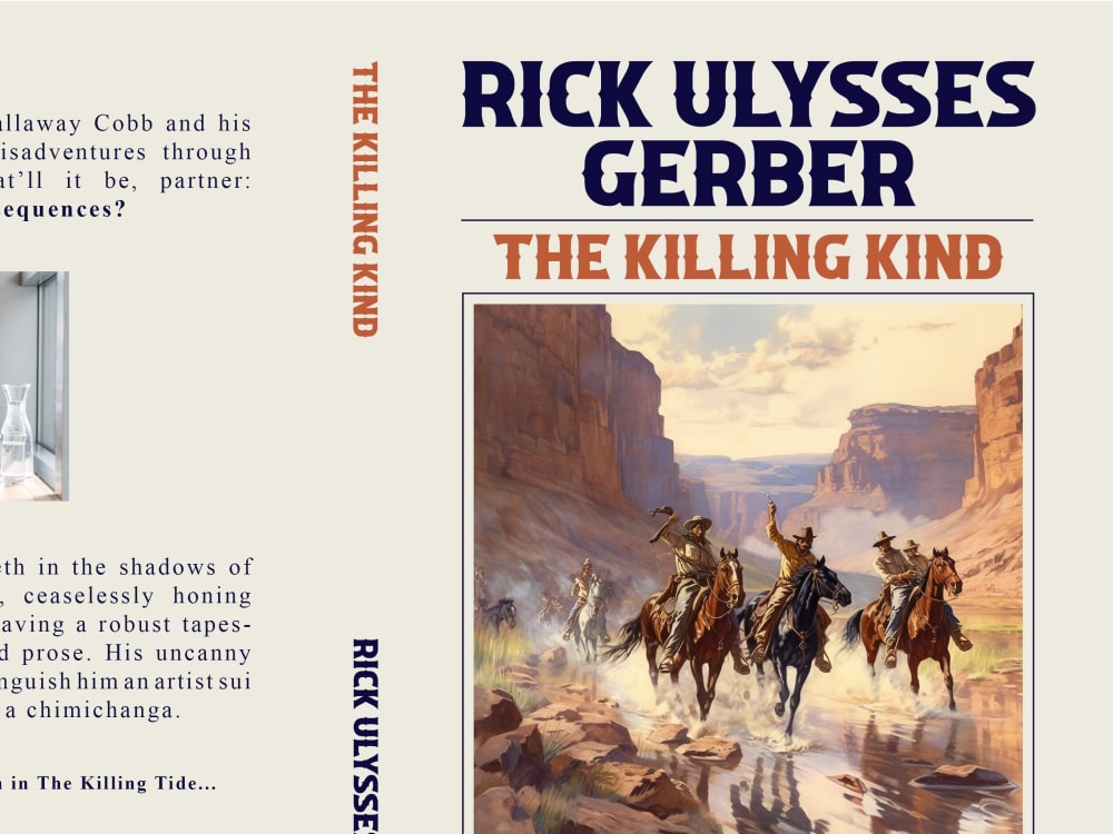 A Western book cover | Upwork
