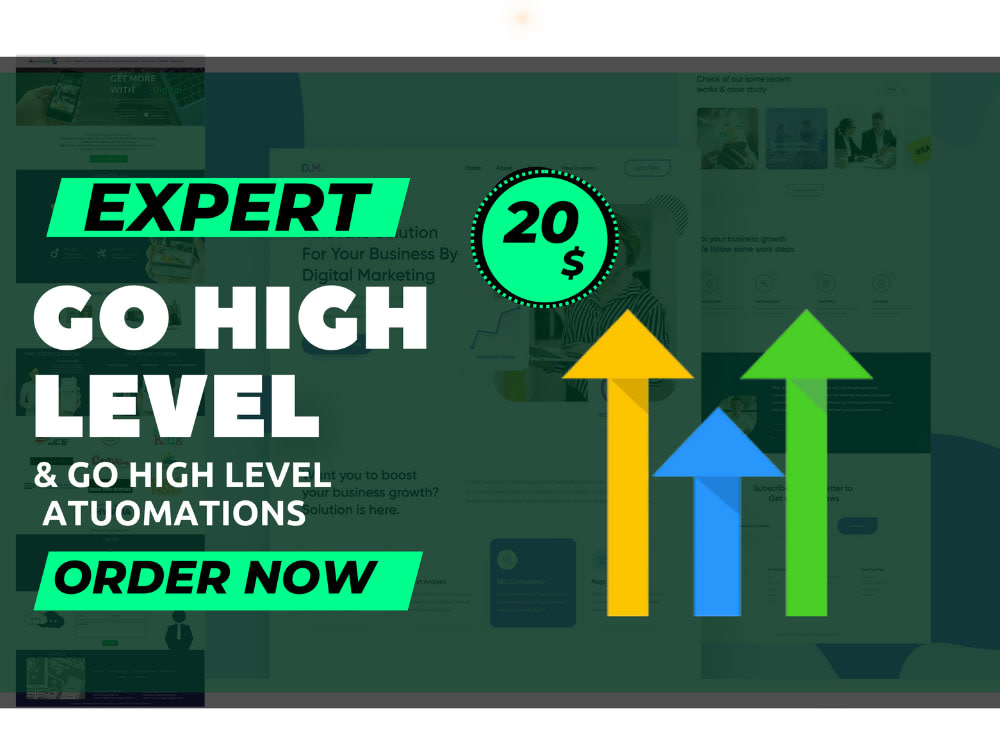 High-level landing page, Website & Go Highlevel Automation,Pipeline(VA ...