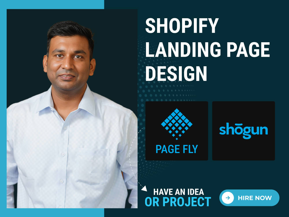 A Landing Page, Shopify Landing Page Design, Shopify UI/UX Designing ...