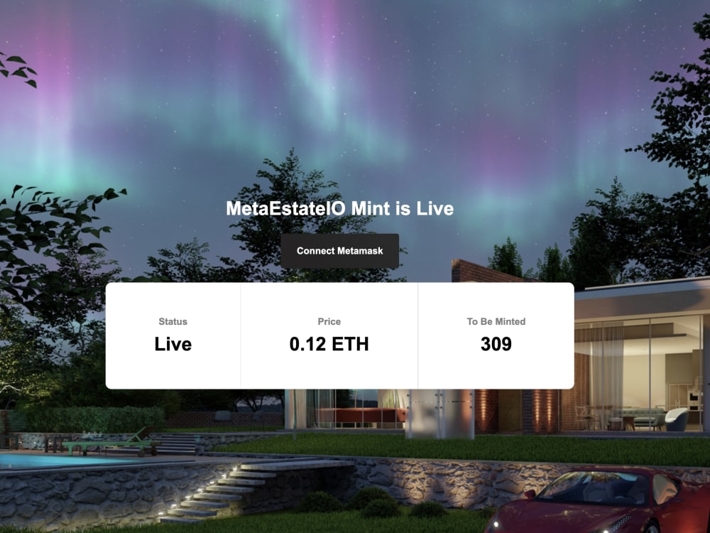 NFT smart contract with mint site | Upwork