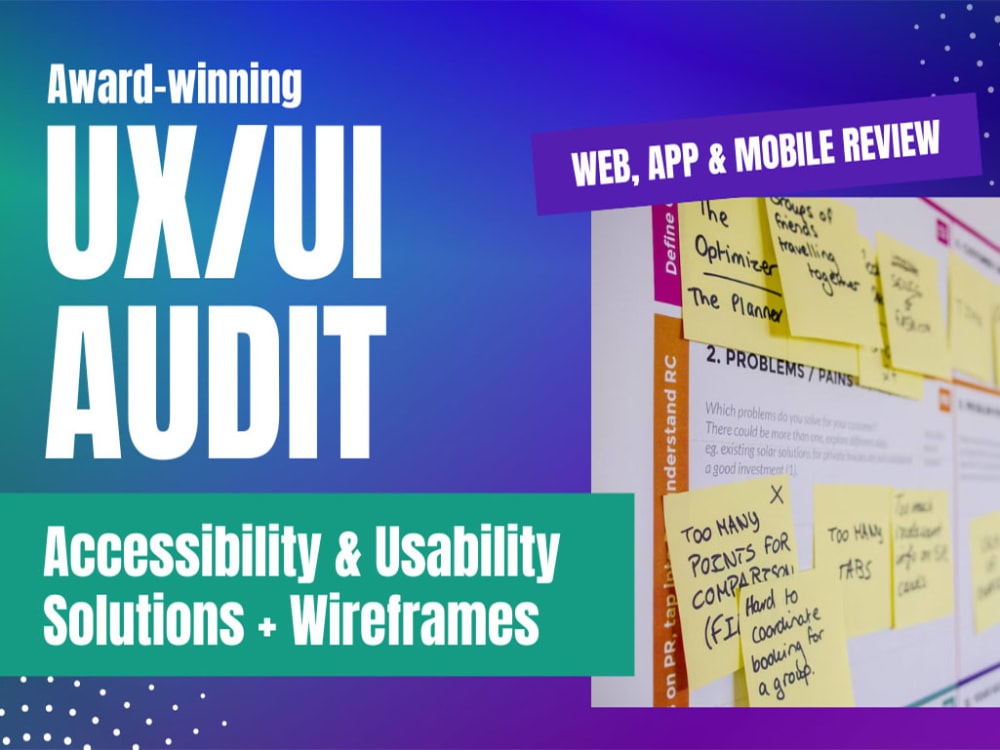 A thorough and professional UX/UI (usability) review of your website or app | Upwork