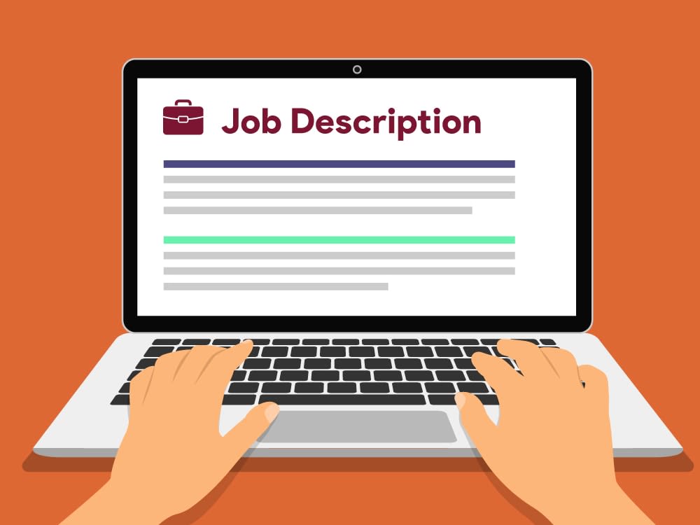 Well-written job description in Arabic & English with the original JD ...