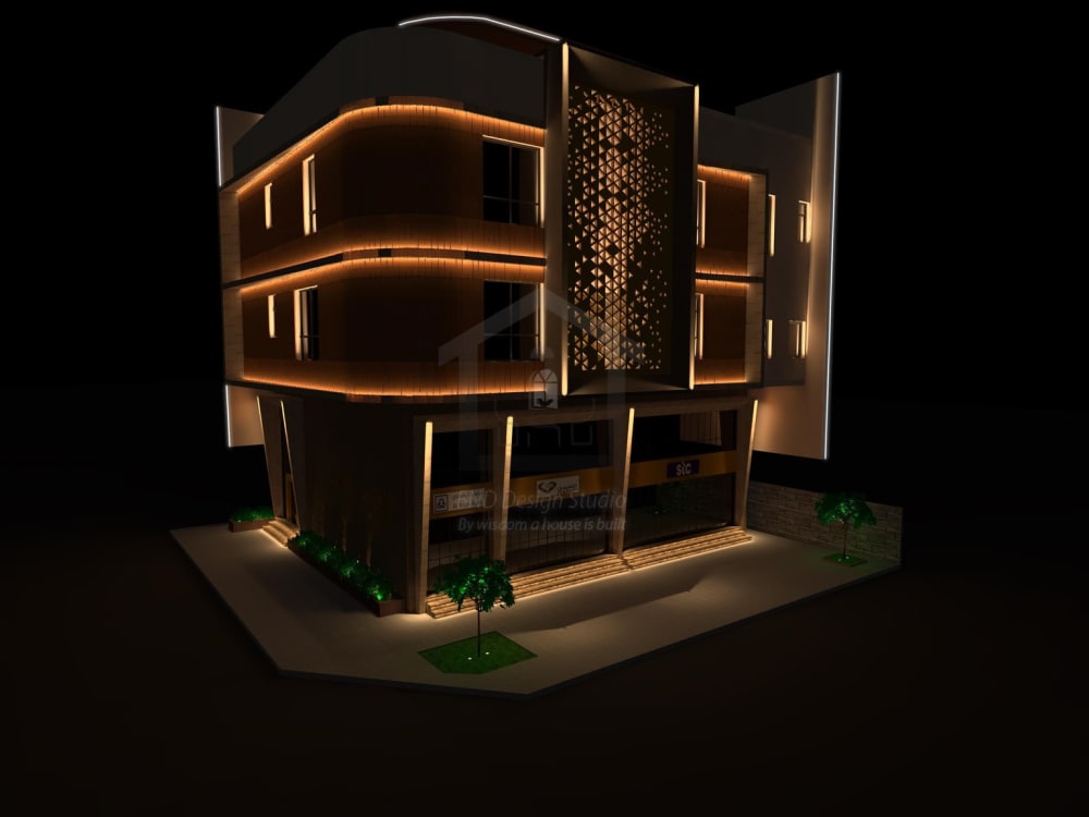 Impressive Façade Lighting Design | Upwork