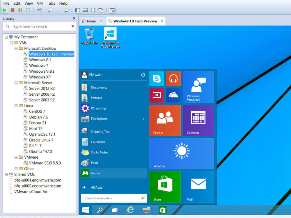 Windows VM's installed on your VirtualBox, VMWare Workstation, or Hyper-V | Upwork