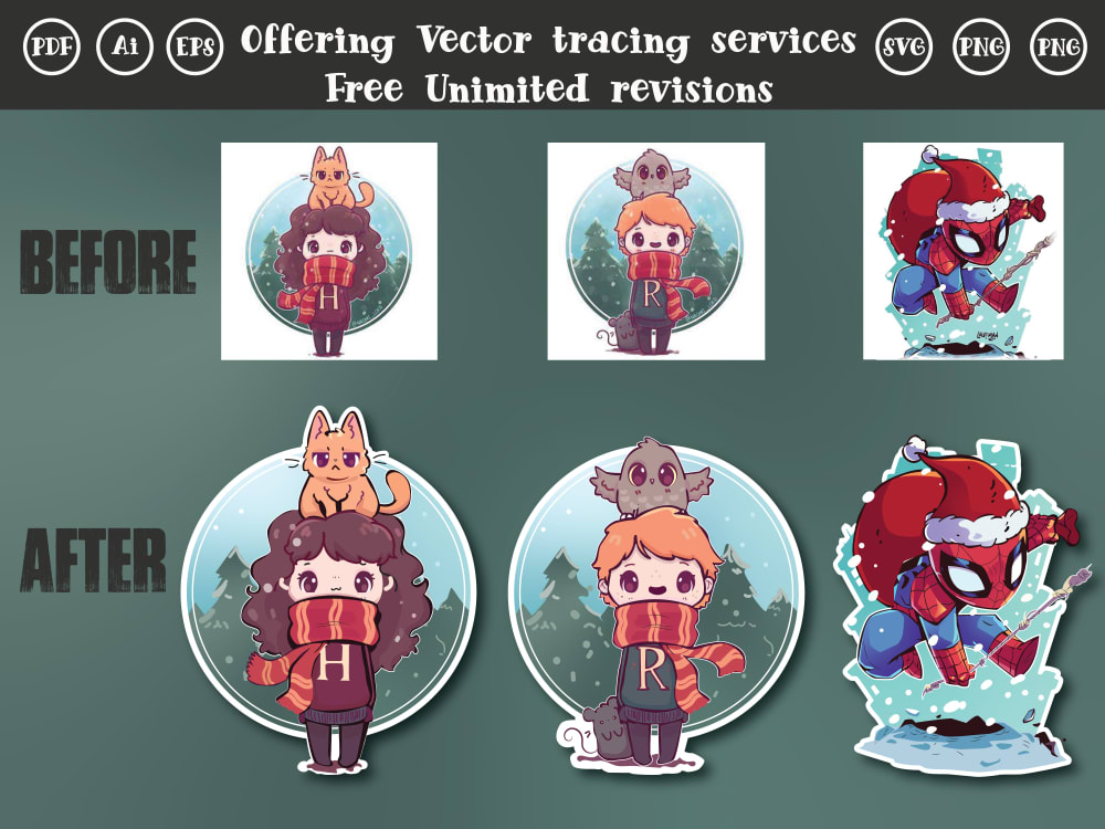 Vector tracing and vector design/vector illustration of anything in Hd ...