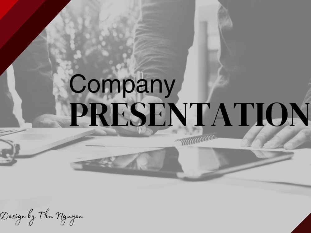 A great and professional presentation | Upwork