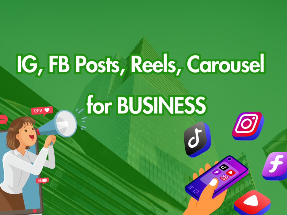 Scroll-stopping IG/FB Content, Posts, Reels, and Carousel for BUSINESS ...