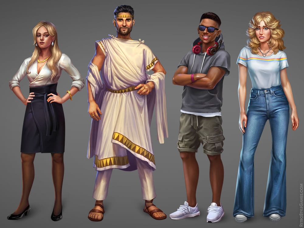 Realistic 2D Character design | Upwork