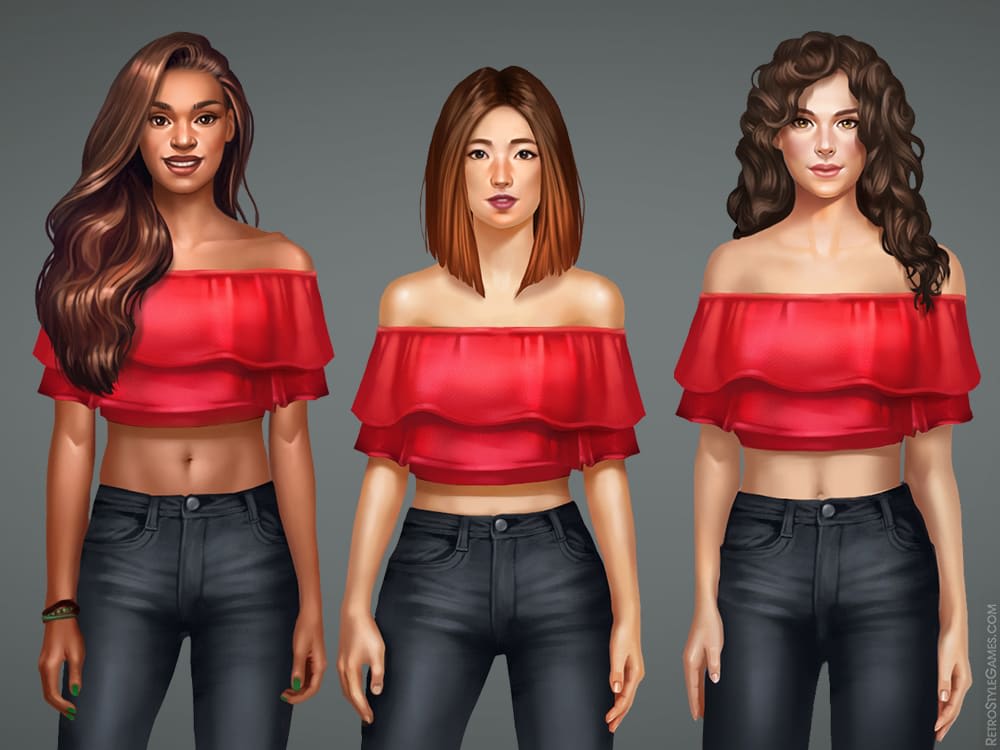 Realistic 2D Character design | Upwork