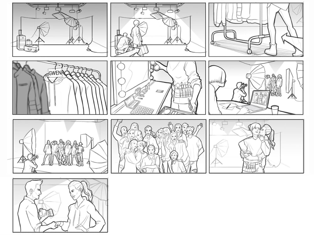 Professional storyboard for your project. | Upwork