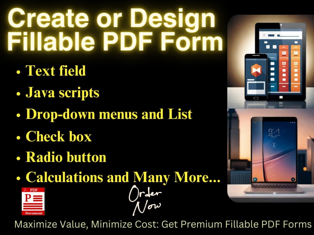 User-friendly Professional Fillable PDF Forms Tailored to Perfection ...