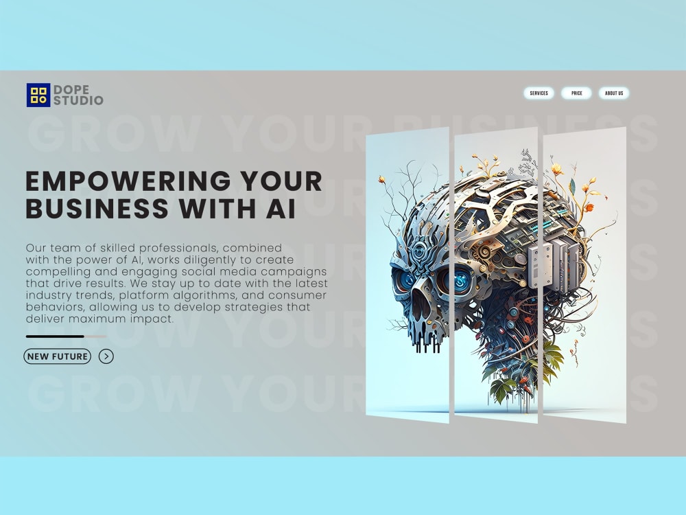 A fantastic Webpage UI designs | Upwork